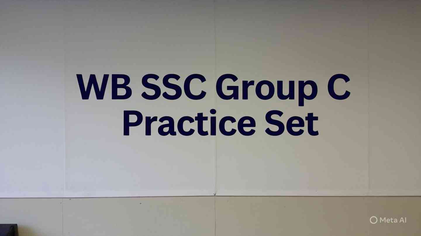 WB SSC Group C Practice Set 1